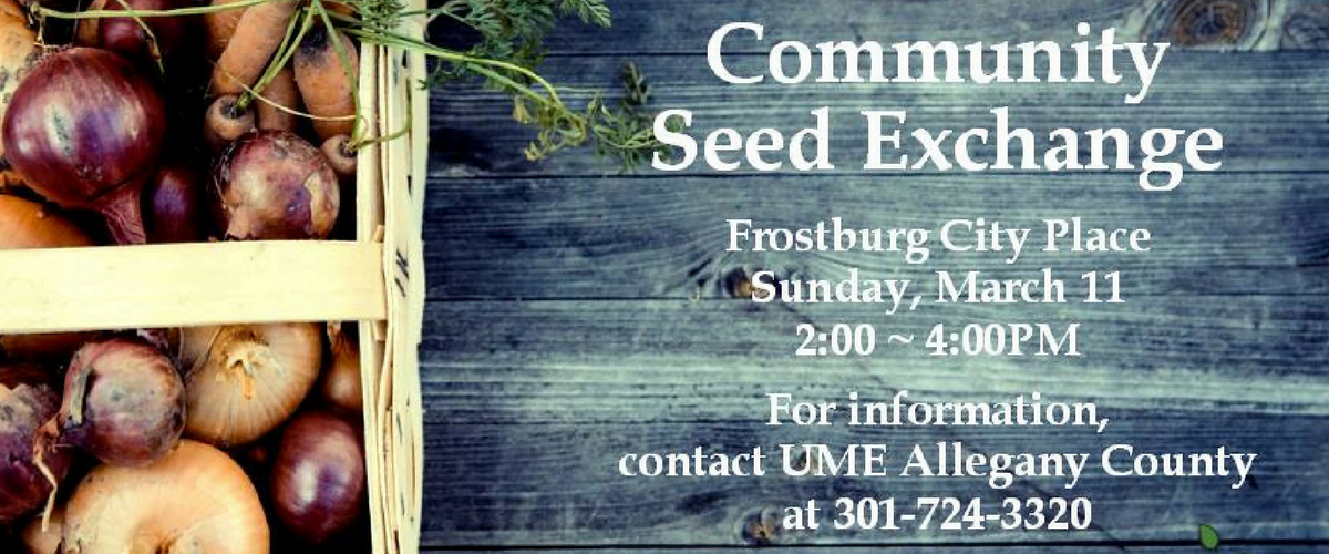 Community Seed Exchange | Downtown Frostburg
